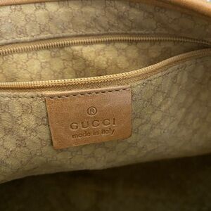 Bags | Gucci Tan Leather Shoulder Bag | Poshmark